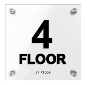 Floor Level Signage Features - Hollywood Progressive